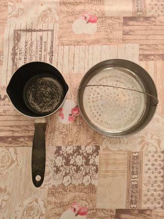 Cestello per cottura a vapore 20 cm e pentolino 16