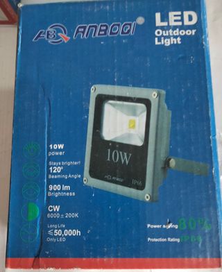 Faro Led Esterno 10W Alta Luminosità IP66 Slim