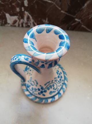 portacandela in ceramica