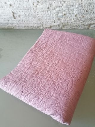 trapunta duplefax rosa antico e bordx