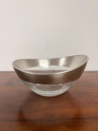 Centrotavola in vetro e metallo di Dogale