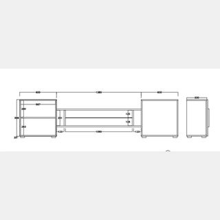 Mobile porta TV, parete attrezzata Bianco Lucido e