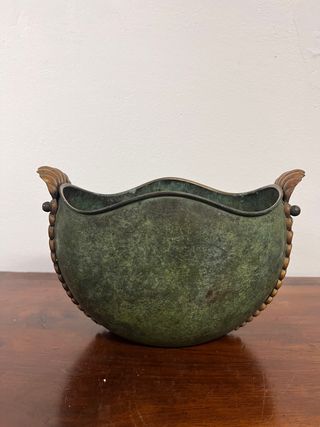 Centrotavola in rame liberty.