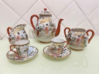 Set da The Porcellana Giapponese Kutani Vintage