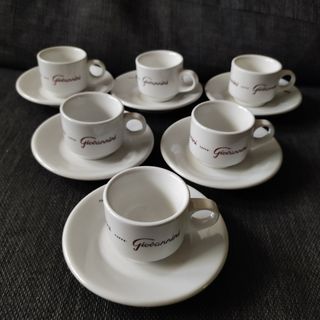 set di 6 tazzine vintage caffè Giovannini