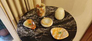 Portacenere e oggetti vintage in Onice