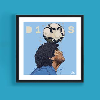 Stampa Artistica di Maradona