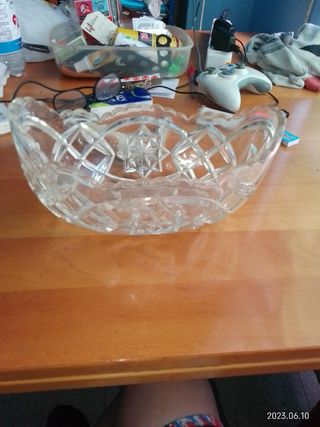 porta frutta in cristallo