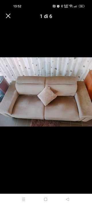 divano in stoffa 2 posti