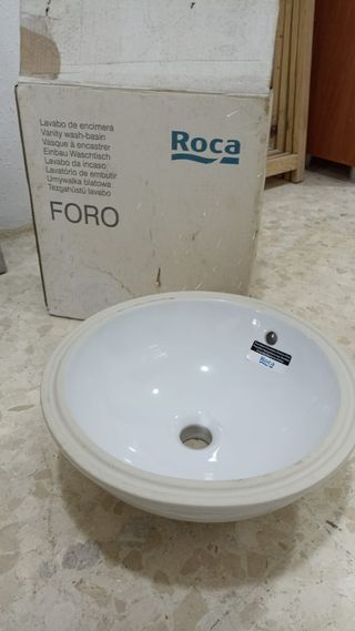 Pica de baño Roca / Lavamanos / Lavabo de segunda mano por 30 EUR en ...