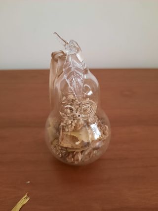 pera in vetro soffiato, porta pout pourri.
