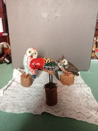 animali in legno realizzati a mano