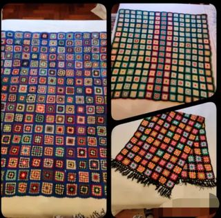 Coperte in pura lana Crochet