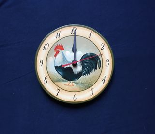 Orologio da parete di legno anni '90