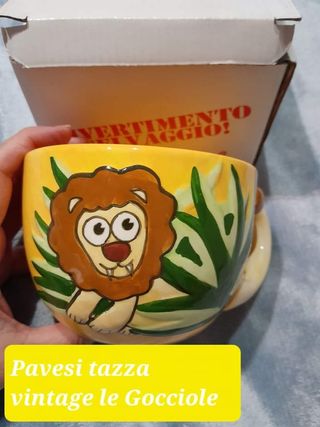 tazza Jungle vintage Gocciole Pavesi