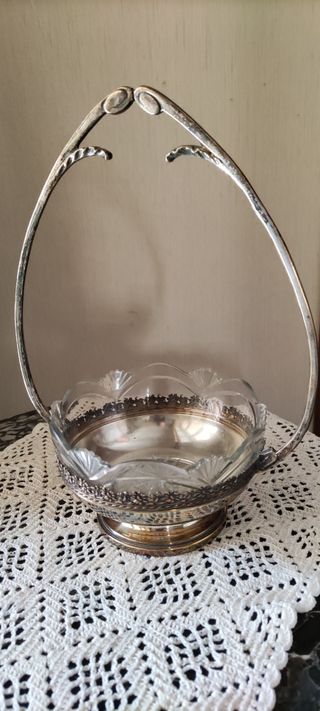 Porta cioccolatini in SHEFFIELD anni 50