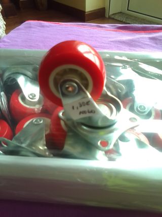 Ruota mobile in PVC da 40 mm