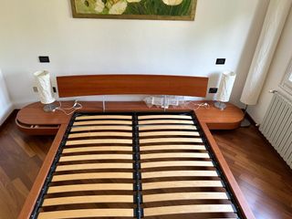 Letto con doghe e cassetti