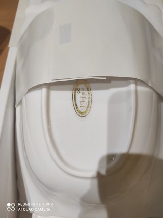 centrotavola in porcellana L'infinito 1972