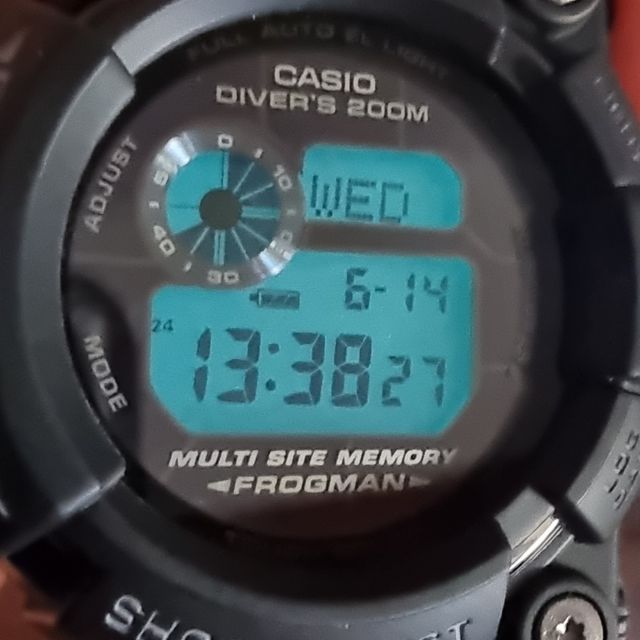 Casio G-shock Frogman GW-225 Master Blue 25th de segunda mano por 435 EUR en Zaragoza en WALLAPOP