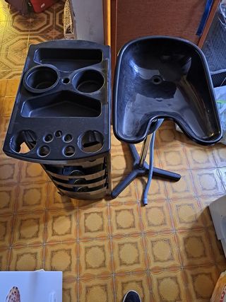 Kit Parrucchiere: lavatesta + carrello 5 cassetti