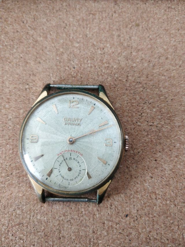 Reloj Cauny Prima ancre 15 rubis. de segunda mano por 65 EUR en ... Reloj Cauny Prima ancre 15 rubis. de segunda mano por 65 EUR en ...