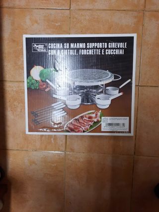 Cucina su marmo supporto girevole