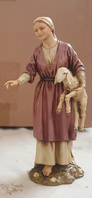 Pastore Ragazza Presepe Landi Moranduzzo 20 cm