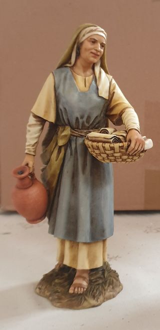 Pastore Levatrice Presepe Landi Moranduzzo 20 cm