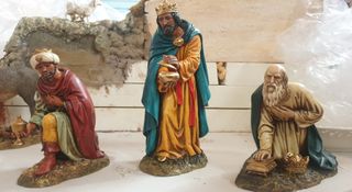 Gruppo Re Magi Presepe Landi Moranduzzo 20 cm