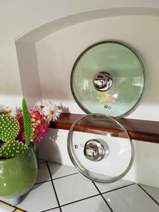 set 2 coperchi vetro per pentole e padelle