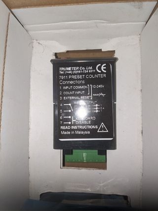 Trumeter 7911 Digital Totalizing Counter
