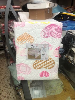 Trapuntino matrimoniale microfibra