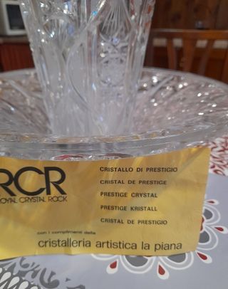 vaso in cristallo