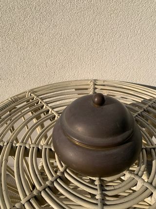 Porta caramelle vintage ottone