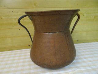 Vaso in rame, 35 cm di diametro e 36 cm di