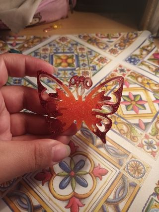 farfalla arancione e rossa