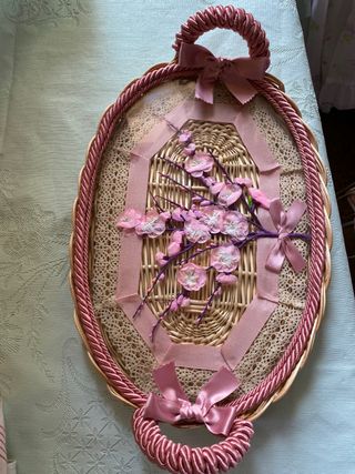 Vassoi in vimini ovale