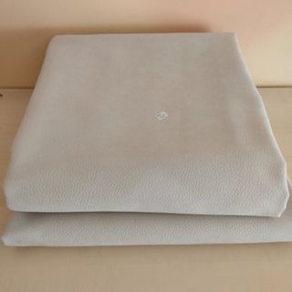 set 2 tessuti bianchi effetto pelle