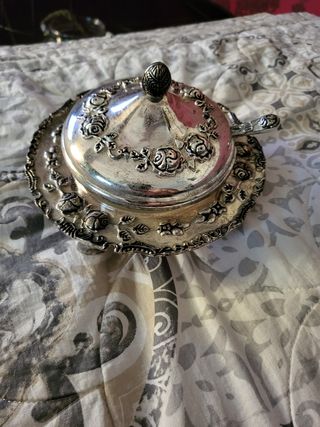 formaggera argento e vetro