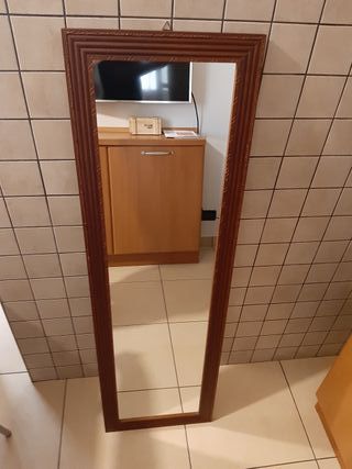Specchio da parete 40 x 130 in Legno Massiccio