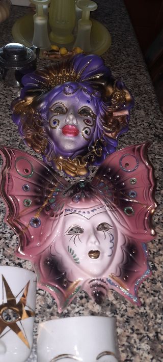 maschere in ceramica