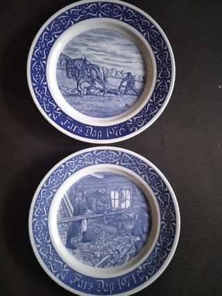 coppia piatti Rorstrand vintage nuovi
