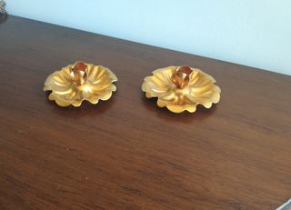 Coppia Portacandela gold #oro