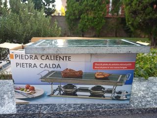 Grill da Tavolo Pietra Ollare Rettangolare