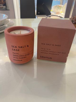 Candela sale marino e salvia BLOMUS
