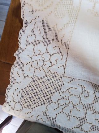 lenzuola matrimoniale lino con federe tutto a mano