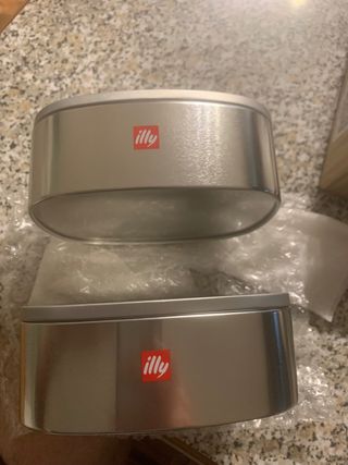 2 porta zucchero Illy nuove imballate