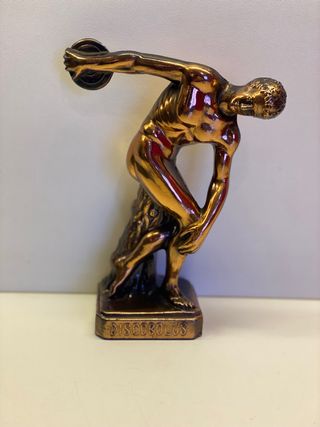 Figura vintage Discobolus porcellana