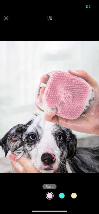 Spazzola per lavare cani/gatti